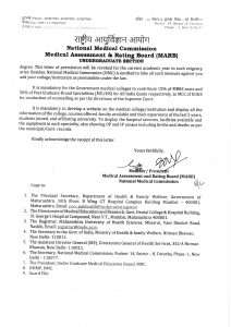 Information As Per NMC – NKPSIMS