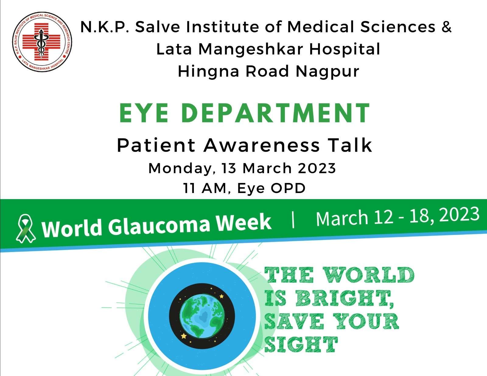 Eye Department Patient Awareness Talk – NKPSIMS